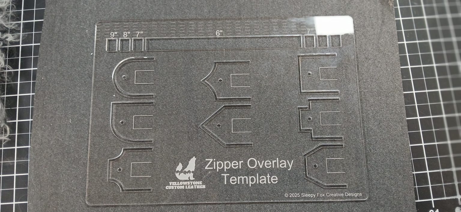 ZIPPER TEMPLATE – Yellowstone Custom Leather