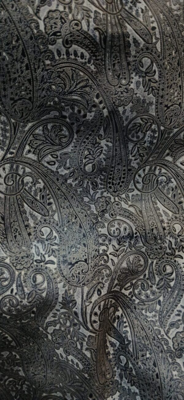 DENIM N CREAM PAISLEY 2/3 OZ QUARTER – Yellowstone Custom Leather